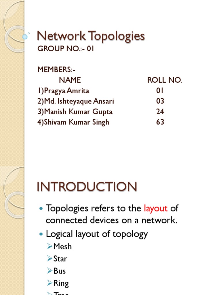 Network Topologies | PDF | Network Topology | Computer Network