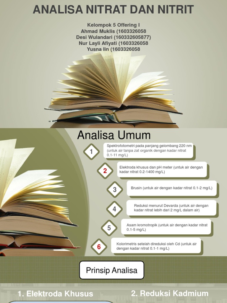 Nitrat Nitrit | PDF | Sains & Matematika