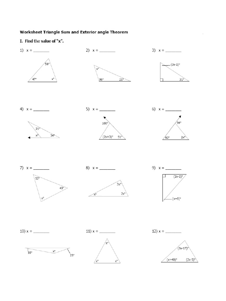 Triangles Review | PDF | Teaching Methods & Materials | Computers
