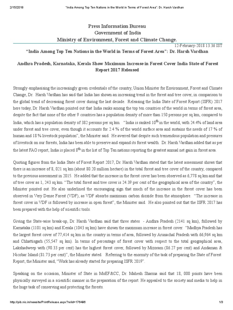 Isfr 2017 PDF | PDF | Forests | Mangrove