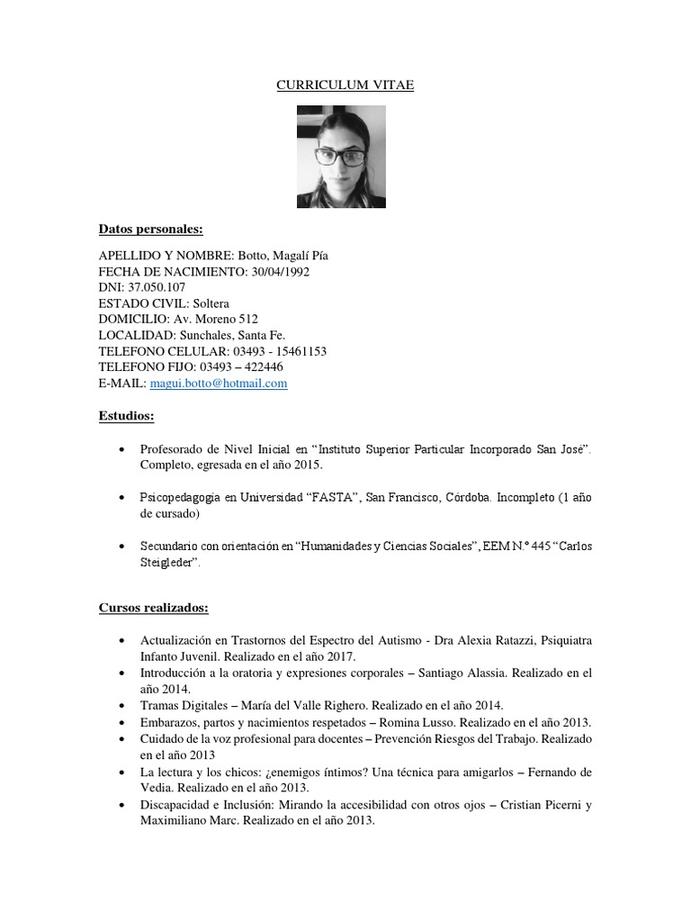 Curriculum Vi | PDF | Maestros