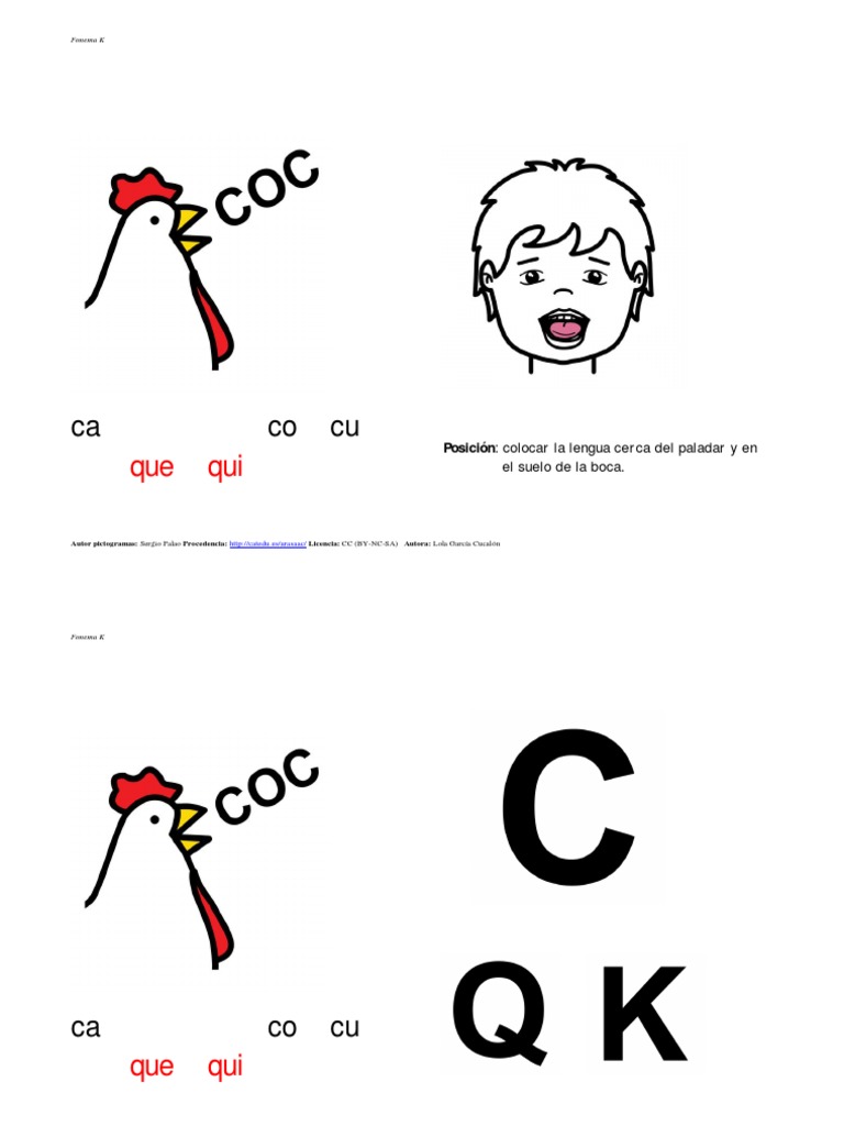 Presentacion Fonema K | PDF