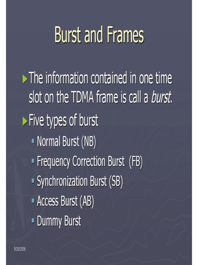 Burst Modes | PDF | Networks | Telecommunications Standards