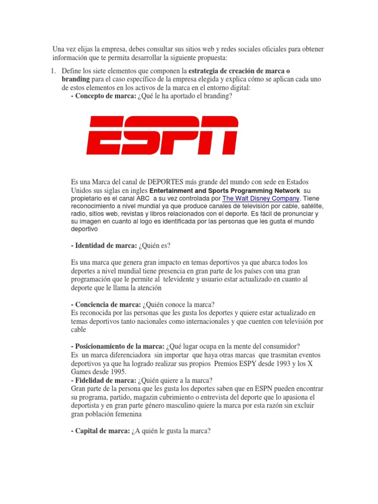 NextU Diseño Contenidos Evaluacion | PDF | Espn | Marca