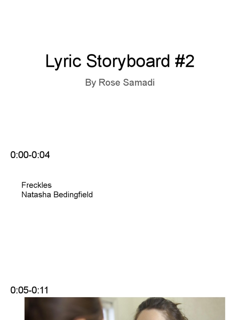 Lyric Storyboard 2 | PDF