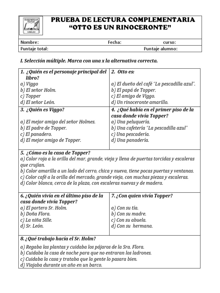 Otto Es Un Rinoceronte | PDF | Ocio