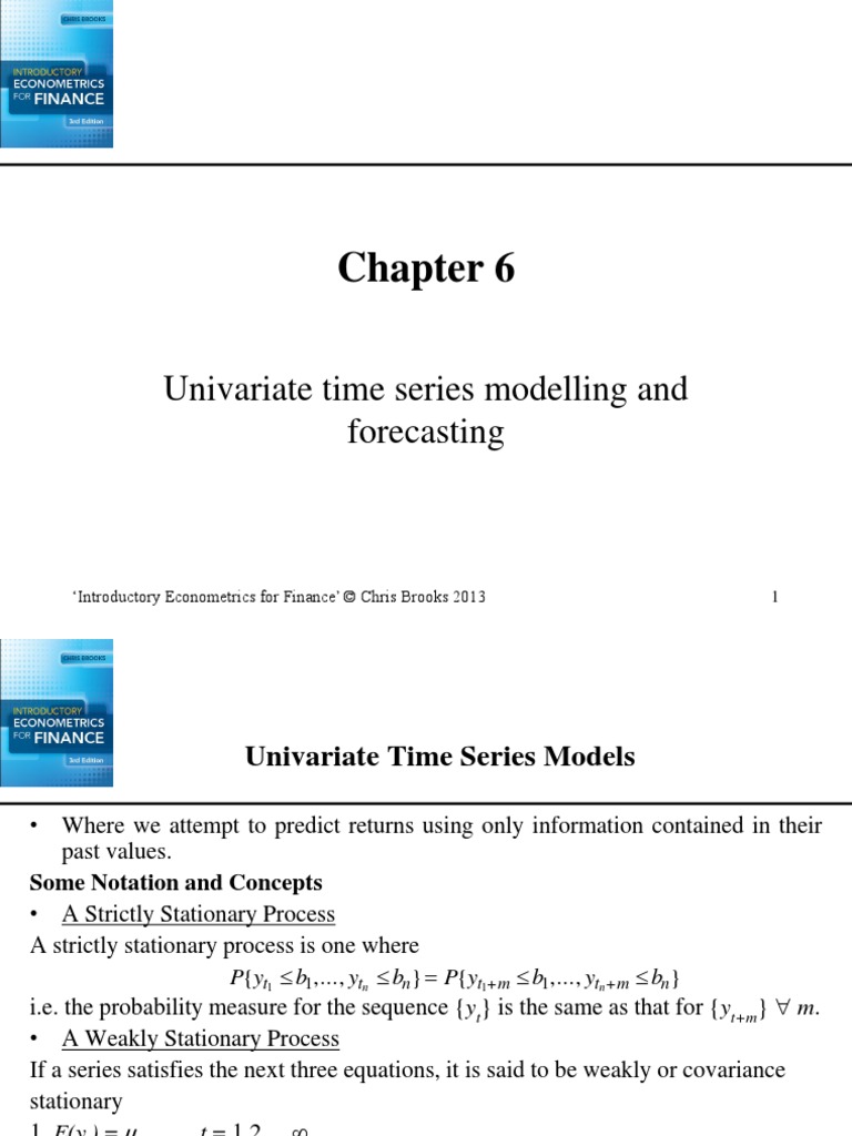Univariate Time Series Modelling and Forecasting | PDF | Autoregressive ...