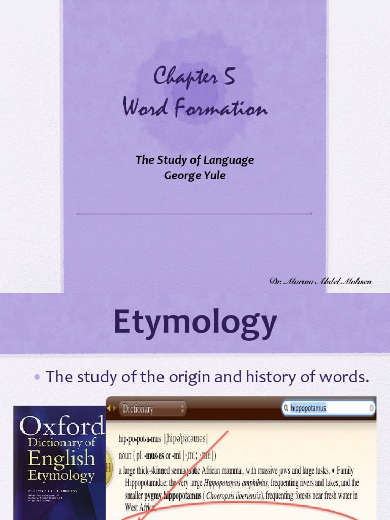 527 - 37205 - LCL231 - 2016 - 1 - 1 - 1 - Chapter 5 Word Formation PDF | PDF | Linguistic ...