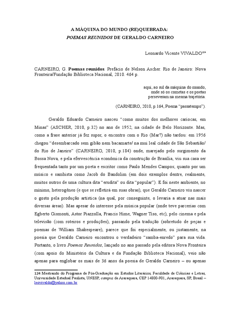 Afranio Coutinho Literatura No Brasil Romantismo | PDF | Poesia | Rio de Janeiro