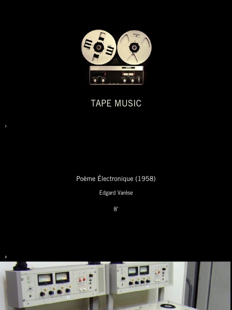 A History of Magnetic Tape and the Development of Electronic Music ...