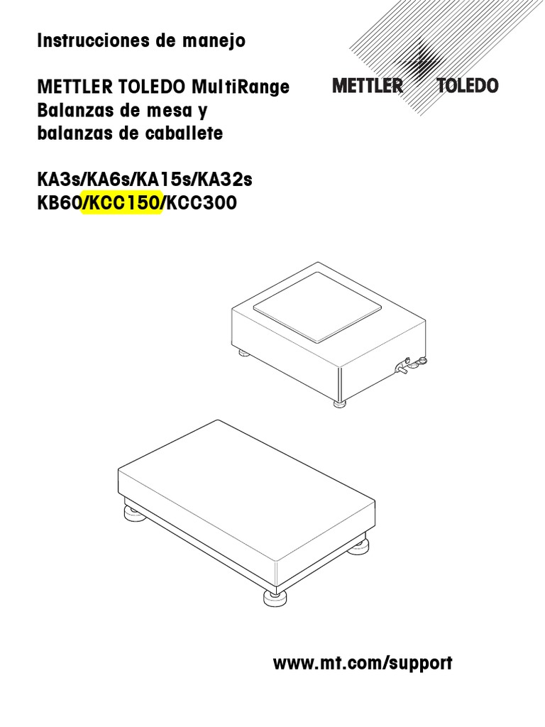 Instrucciones para balanzas KA32s y KCC150 | PDF | Naturaleza