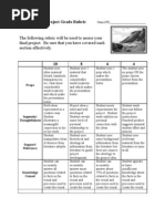 Rubrics For Miniature | PDF | Creativity | Epistemology