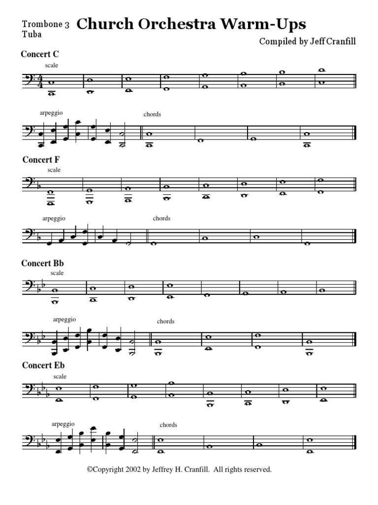 Concert C: Scale | PDF