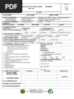 Application Form: Philippine Registry For Persons With Disabilities ...
