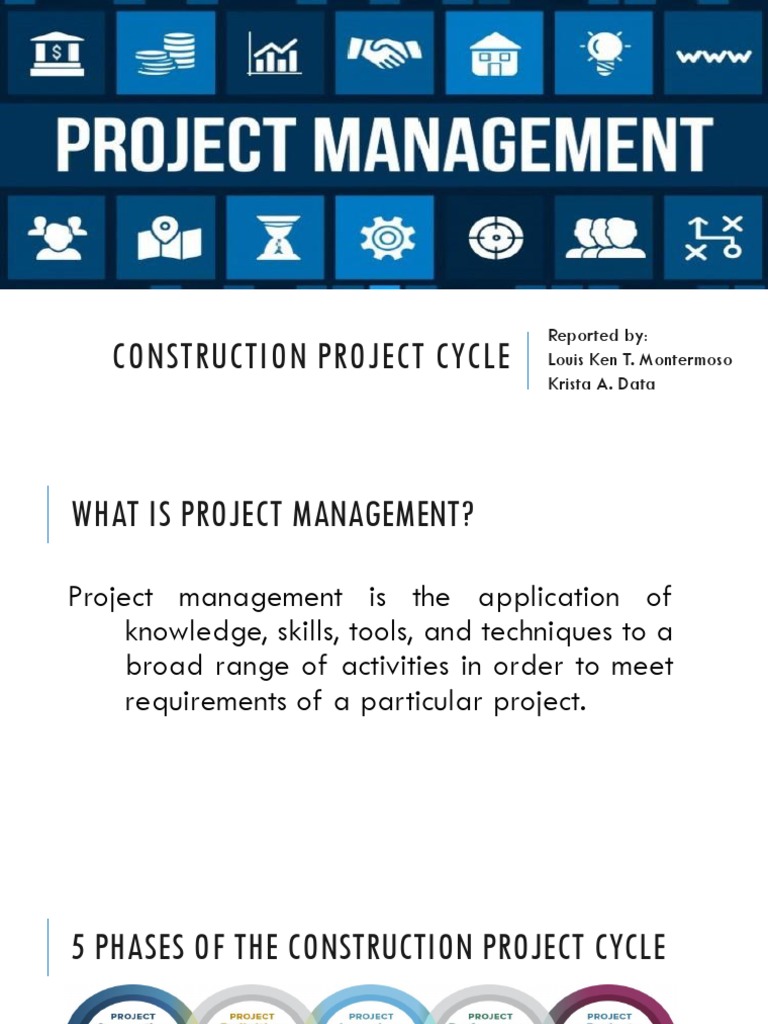 Construction Project Cycle | PDF | Project Management | Business