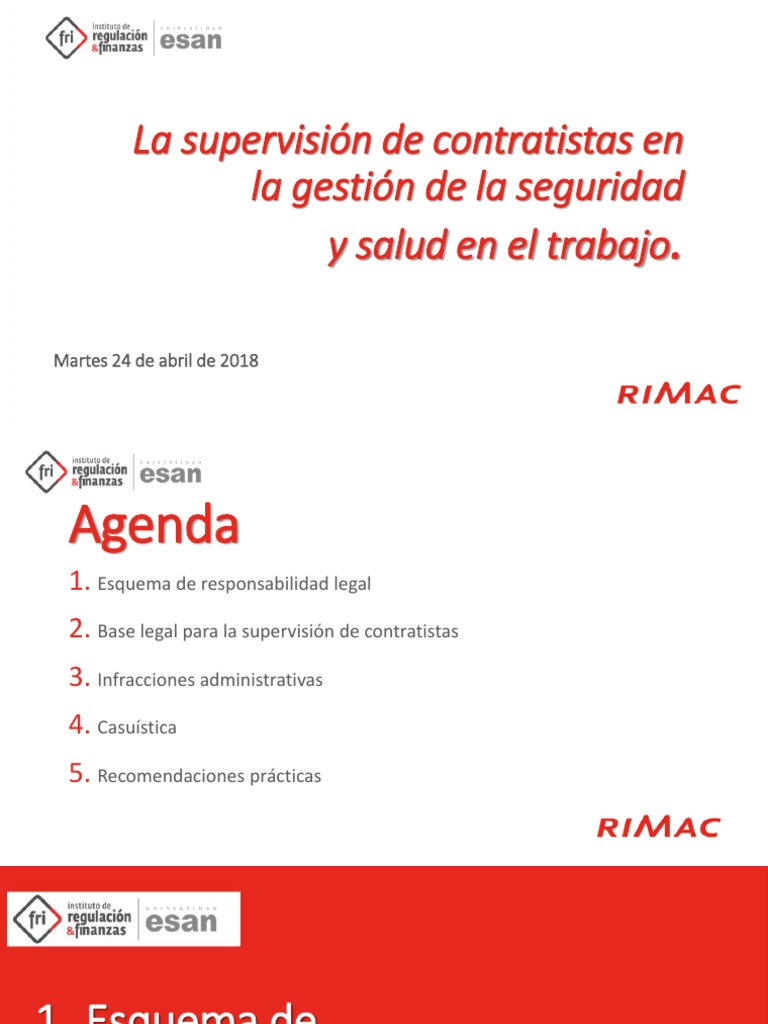 La Supervisión de contratistas-LEGAL | PDF | Outsourcing | Derecho laboral