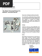 Warman SRH Pump Info | PDF | Pump | Mechanical Engineering