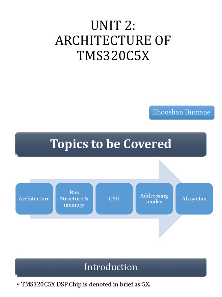 Unit 21 PDF | PDF | Digital Signal Processor | Central Processing Unit