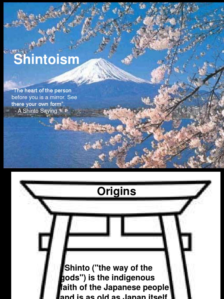 Shintoism: "The Heart of The Person Before You Is A Mirror. See There ...