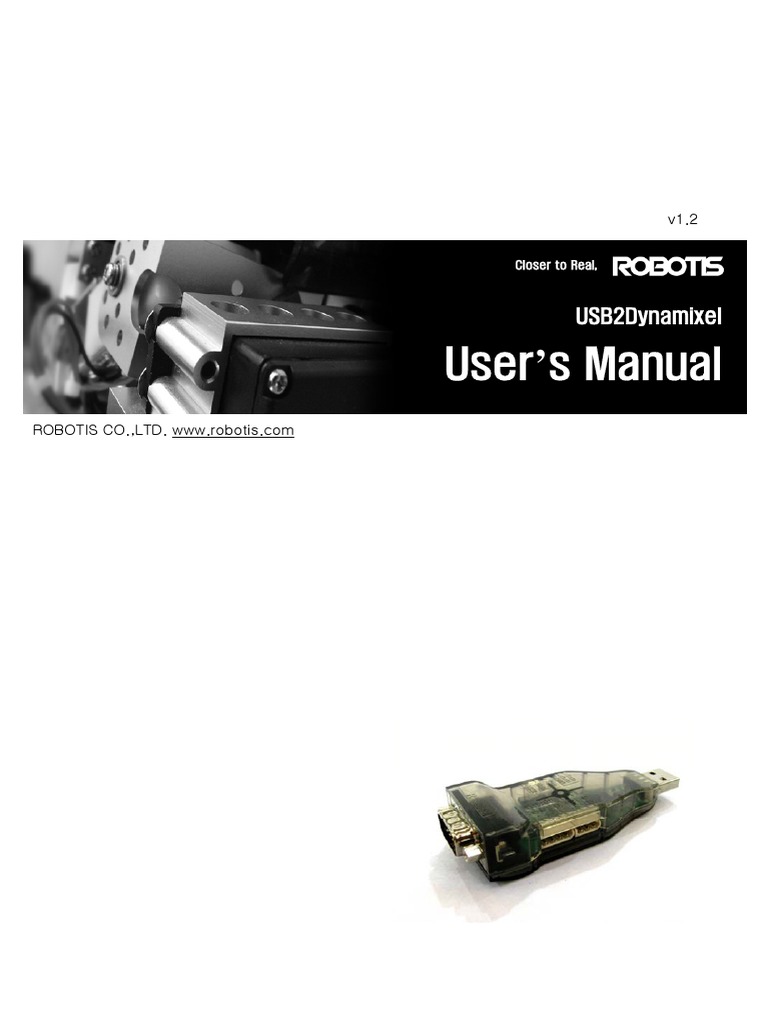Robotis USB2Dynamixel (English) PDF | PDF | Usb | Microsoft Windows
