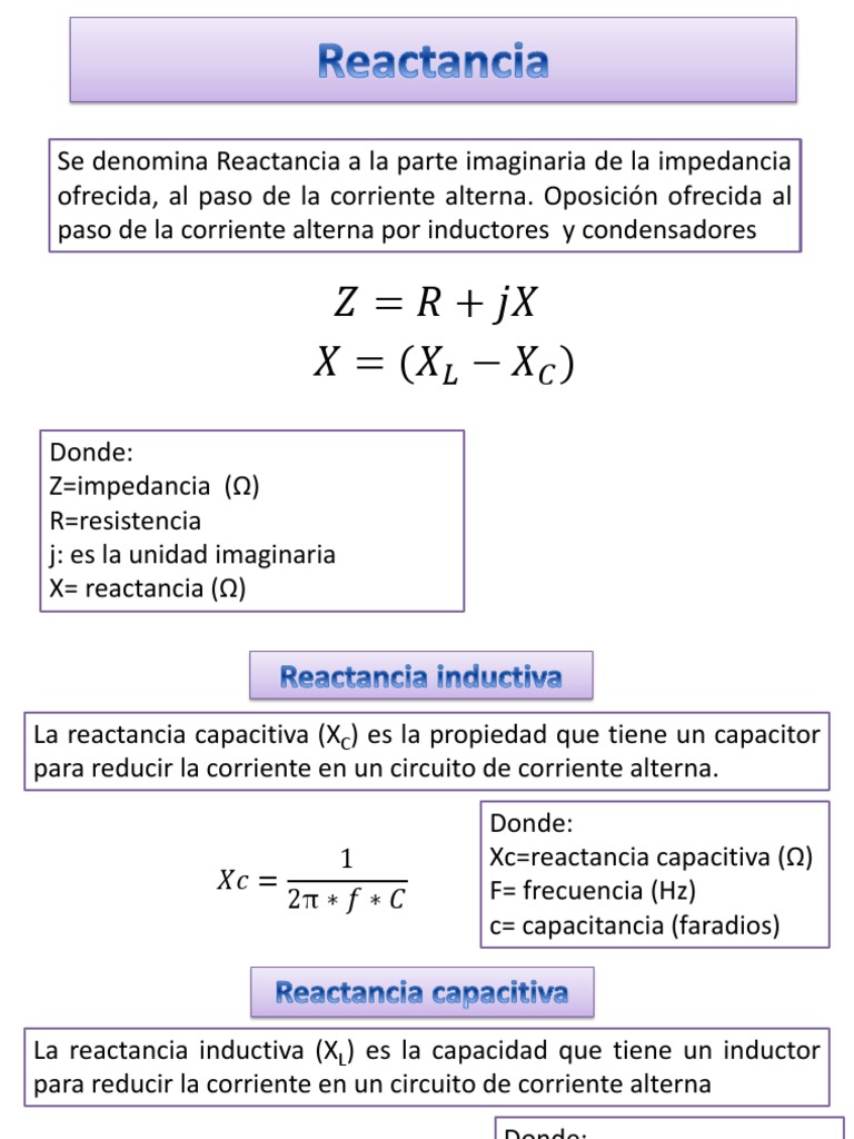 Reactancia | PDF