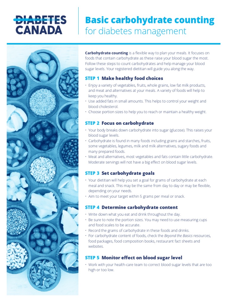 Basic Carbohydrate Counting PDF | PDF | Nutrition Facts Label ...