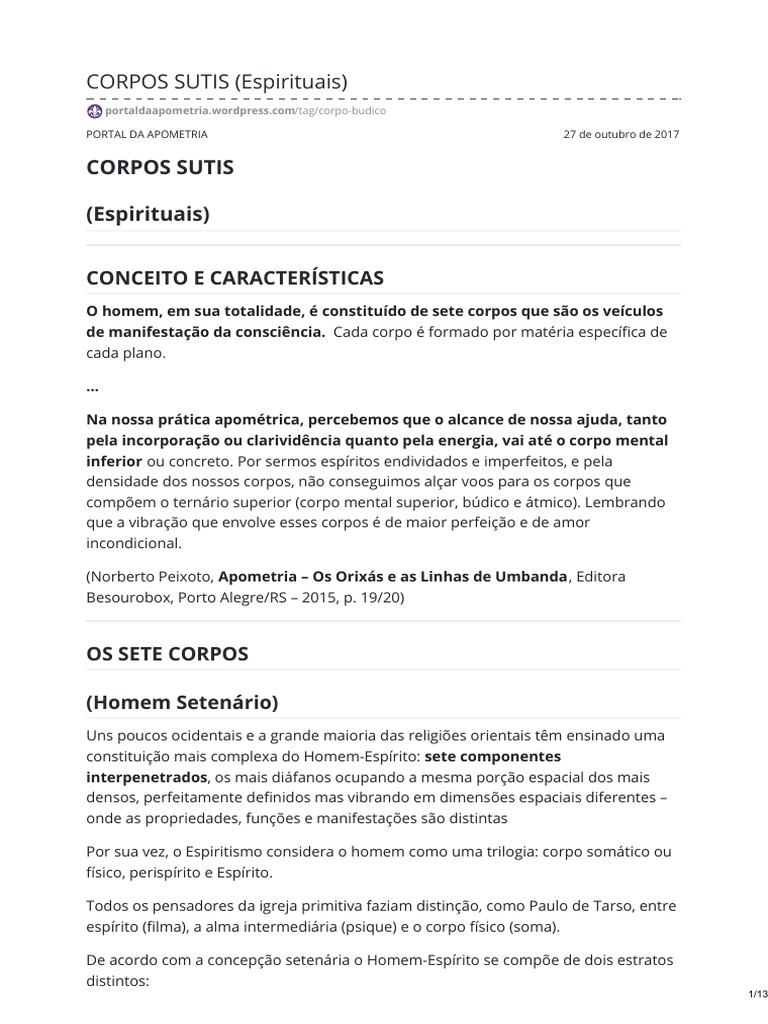 Os sete corpos sutis do ser humano: conceitos e características segundo ...