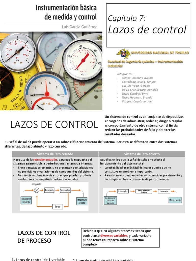 Lazos de Control | PDF | Sistema de control | Ingeniería mecánica