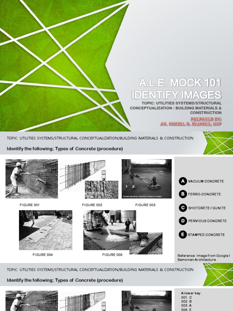 Ale Sample Exam-Utilities, Bldg. Const and Materials PDF | PDF | Roof ...