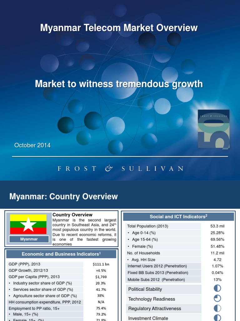 Myanmar Telecom Overview PDF | PDF | Smartphone | Mobile Phones
