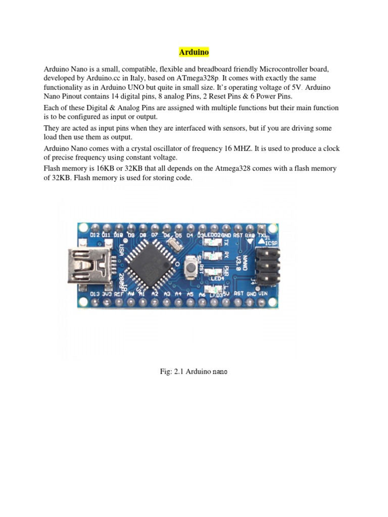 Arduino Nano | PDF