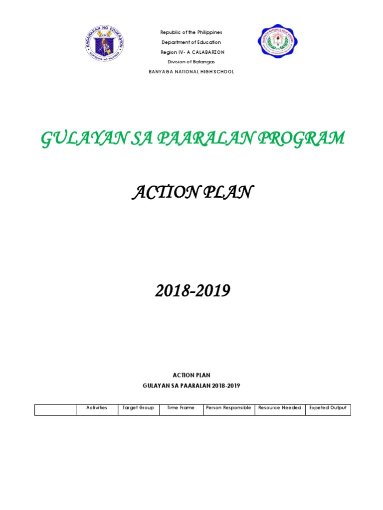 GPP Action Plan | PDF | Agriculture | Food And Drink