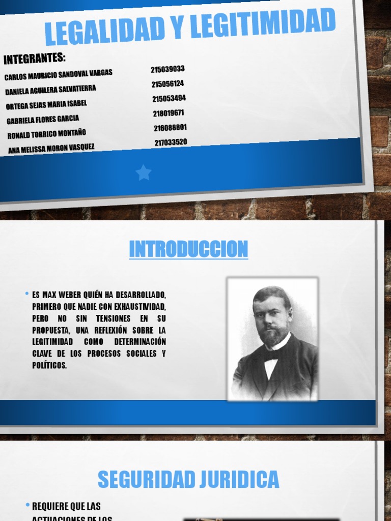 Legitimidad y Legalidad | PDF | Legitimidad (política) | Montesquieu