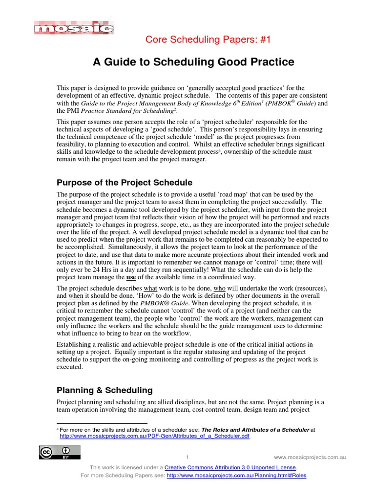 Schedule Levels | PDF | Project Management | Planning