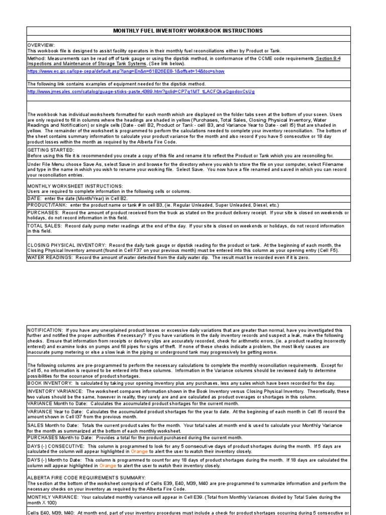 SAMPLE Fuel Inventory Management Edited 04 08 | PDF | Computer File ...