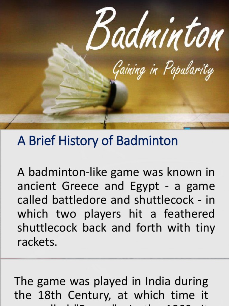 Badminton | PDF | Racquet Sports | Athletic Sports