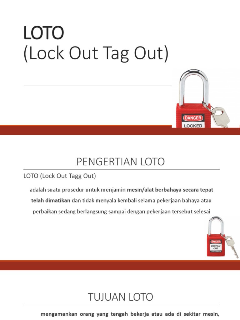 LOTO (Safety Talk) | PDF