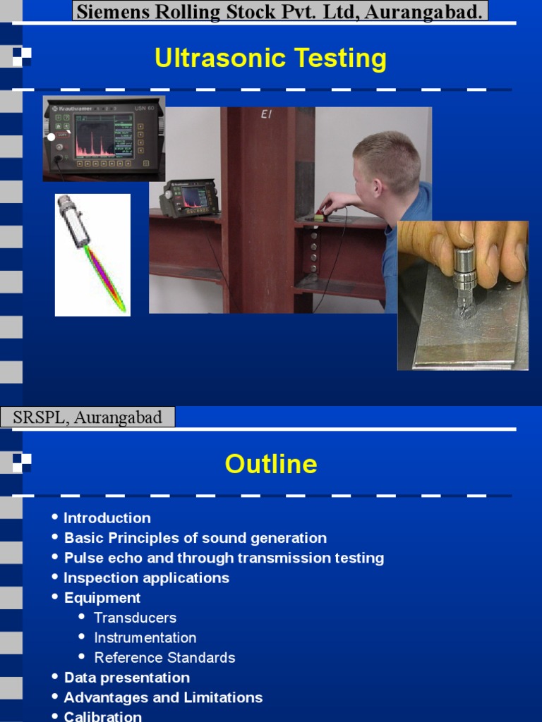 Ultrasonic Testing | PDF | Ultrasound | Waves