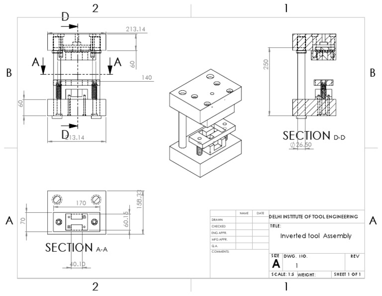 Inverted Tool Assembly View | PDF