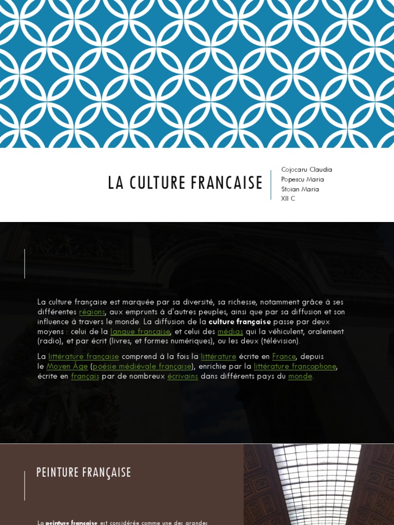 La Culture Francaise | PDF | Impressionnisme | France
