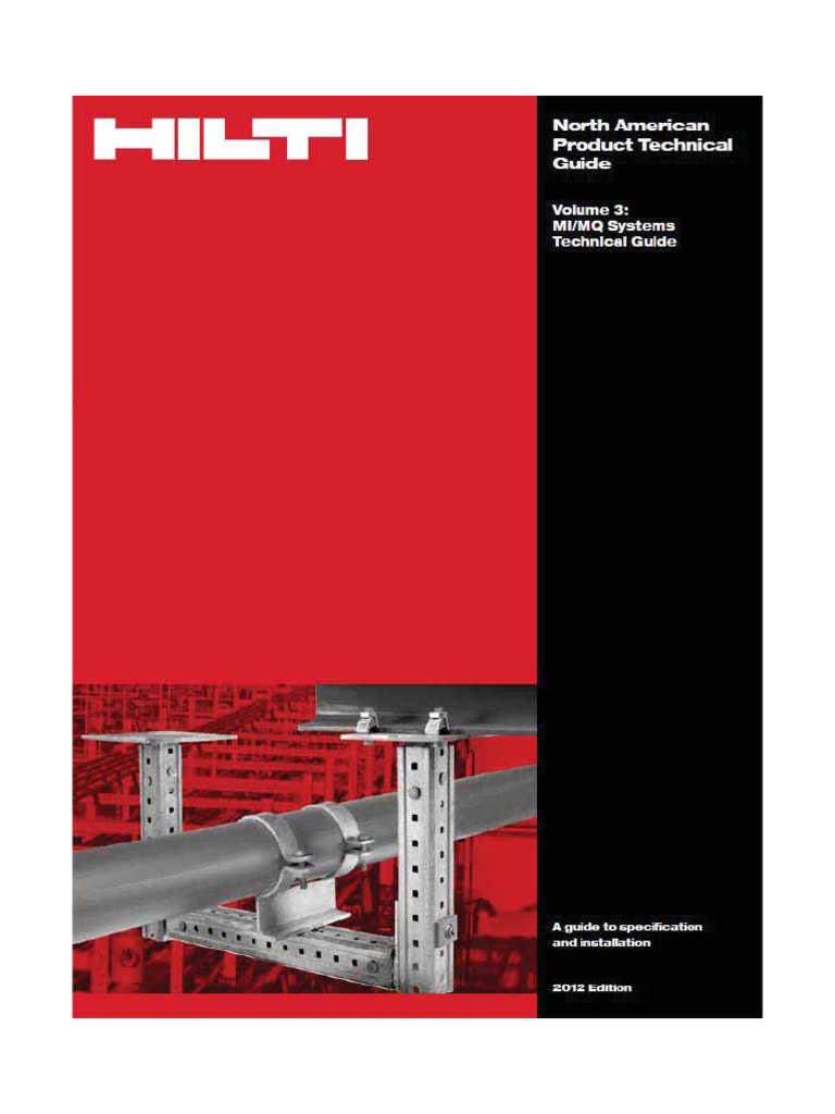 Hilti North American Product Technical Guide 813255 PDF | PDF ...