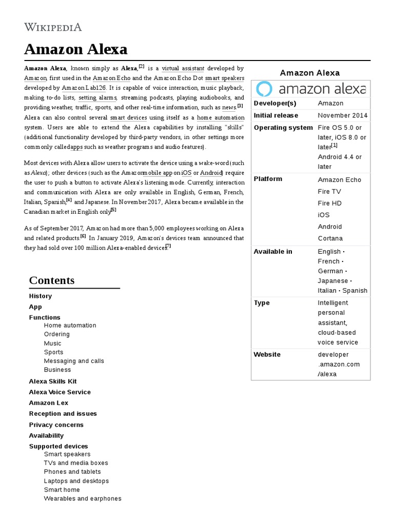 Amazon | PDF | Amazon Echo | Computing