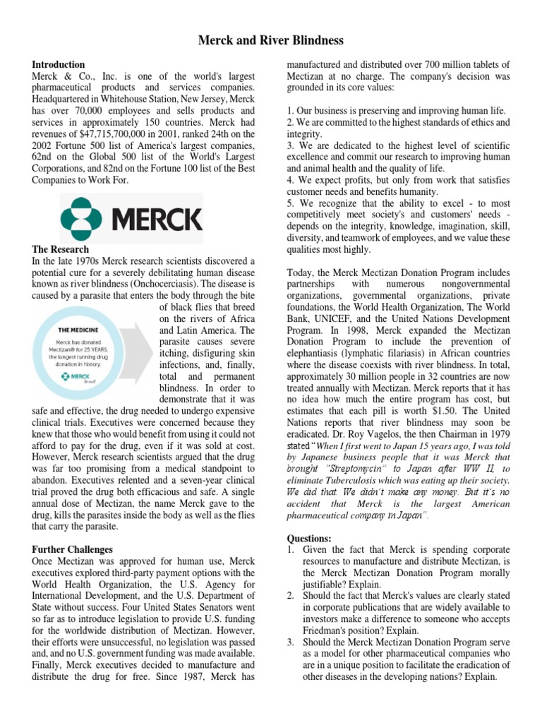 Cs Becg Merck | PDF | Merck & Co. | Medicine