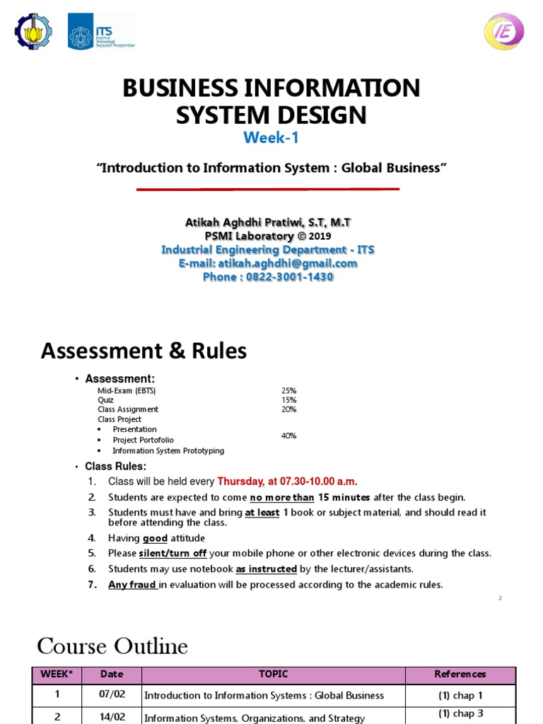 #1 Introduction To Information System | PDF | Information System ...