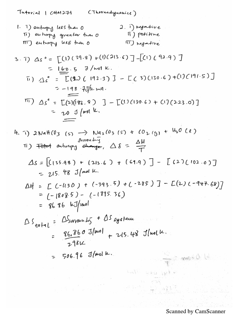 Tutorial Chemistry | PDF