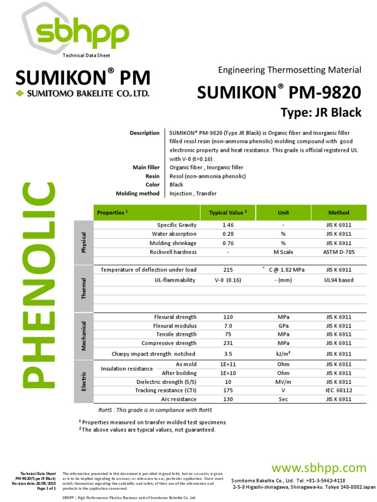 PM9820 Bob | PDF | Strength Of Materials | Plastic