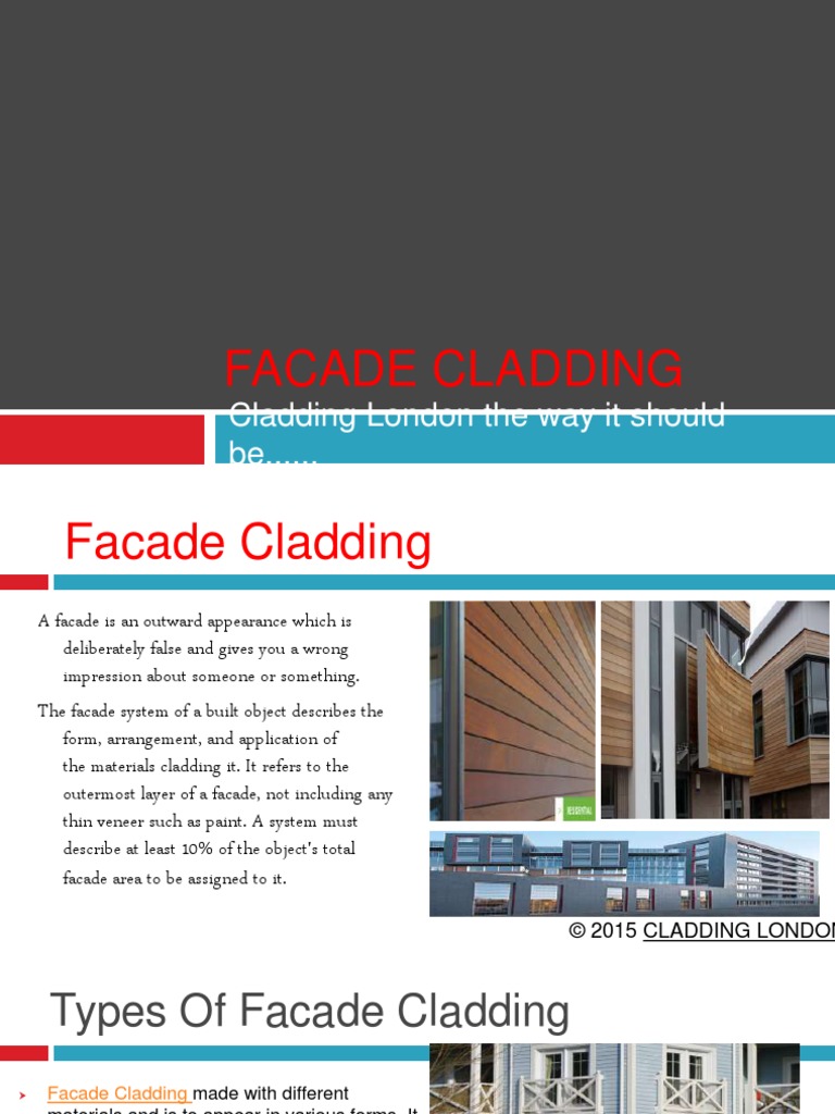 Facade Cladding: Cladding London The Way It Should Be..... | PDF ...