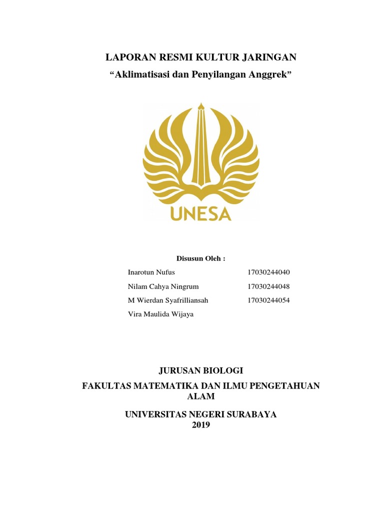 LAPORAN Aklimatisasi Dan Penyilangan Anggrek | PDF