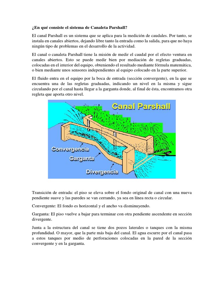 Canal Parshall Expo | PDF