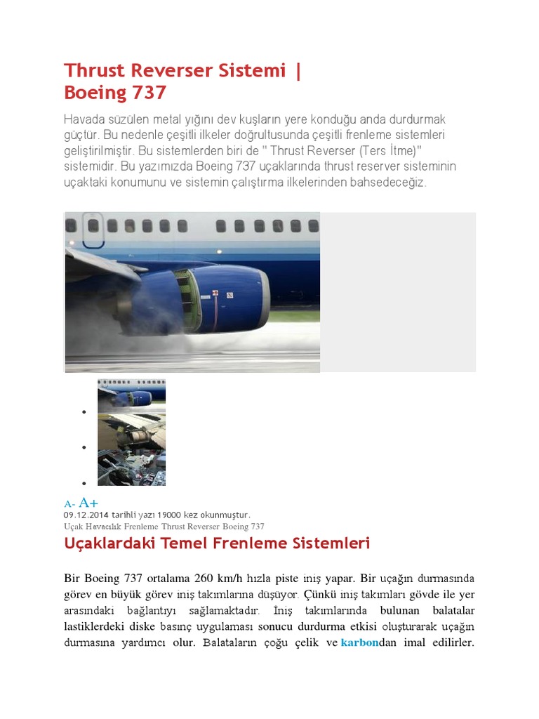 Thrust Reverser | PDF